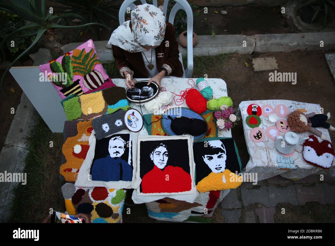 Bureij Refugee Camp, The Gaza Strip, Palestine. 17th Nov, 2020. A ...