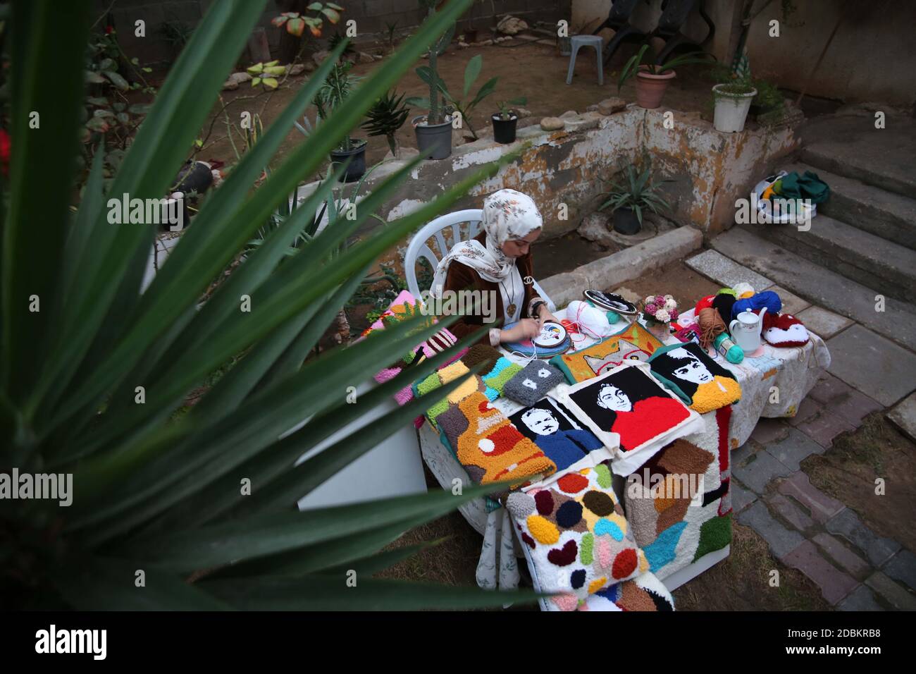 Bureij Refugee Camp, The Gaza Strip, Palestine. 17th Nov, 2020. A ...