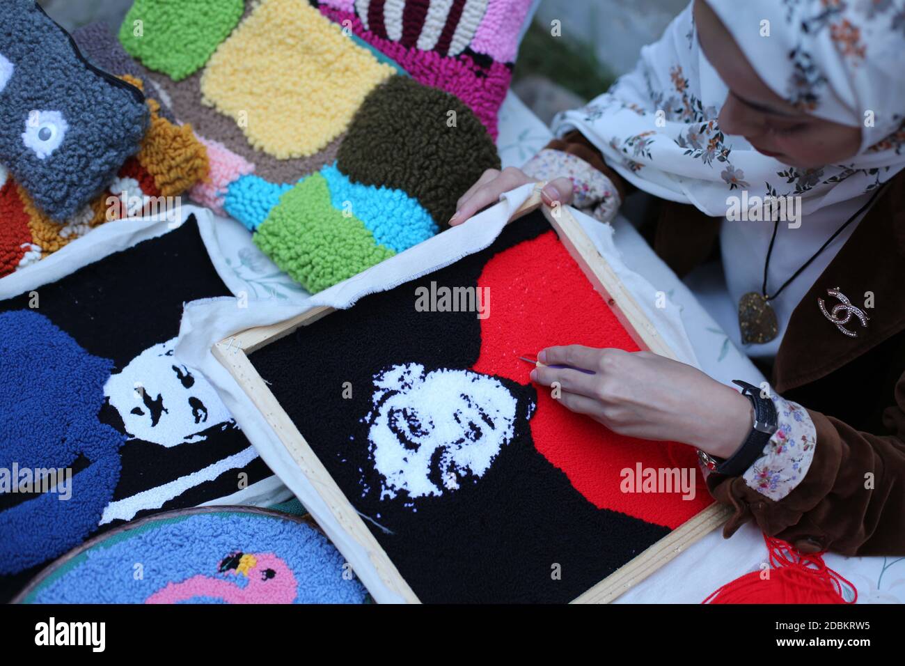 Bureij Refugee Camp, The Gaza Strip, Palestine. 17th Nov, 2020. A ...