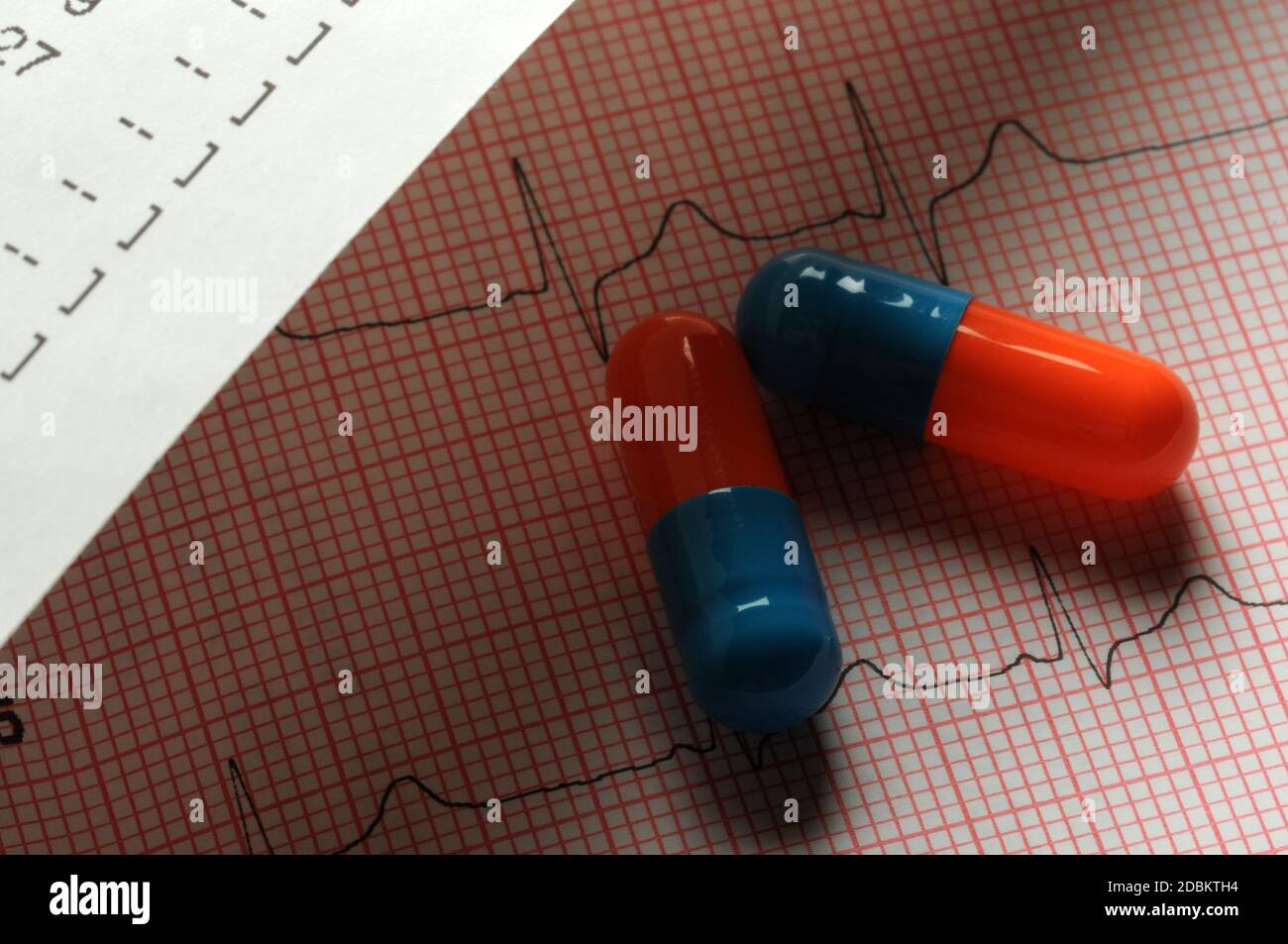 Health analysis chart with pills Stock Photo - Alamy