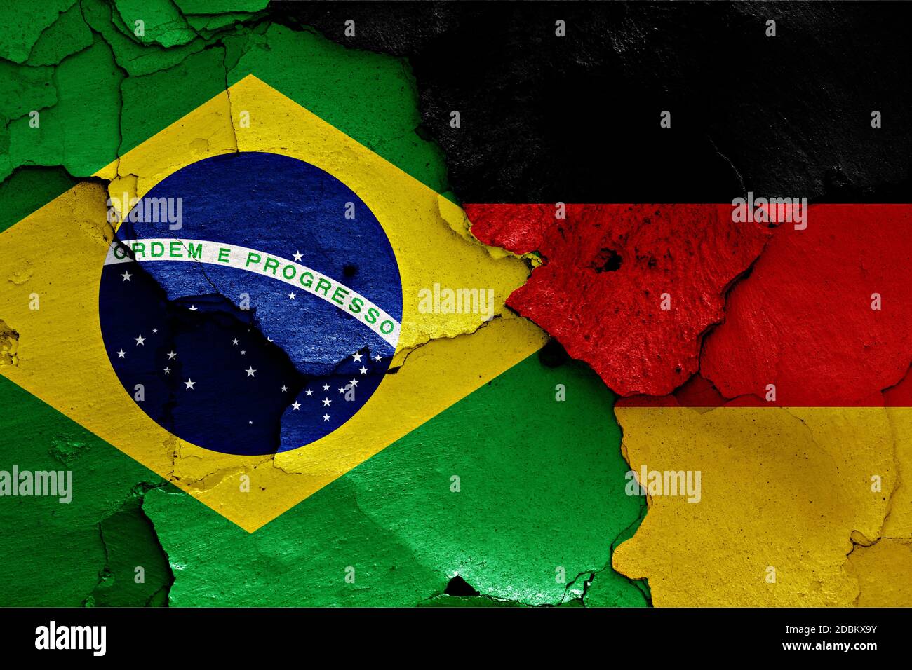 German brazilian national flags hi-res stock photography and images - Alamy