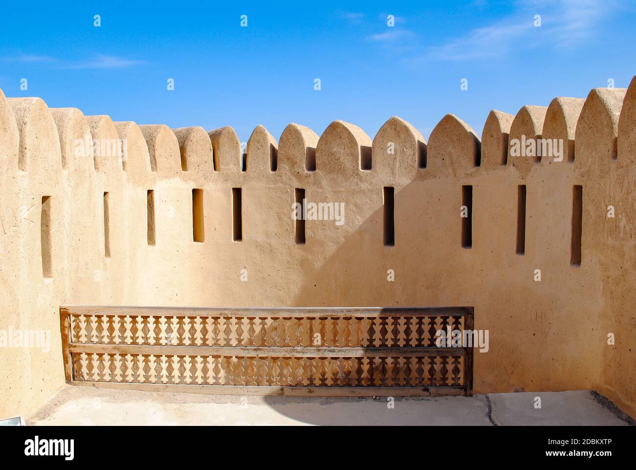 Top of the Tower at the Al Bidya Mosque area in Fujairah Stock Photo ...