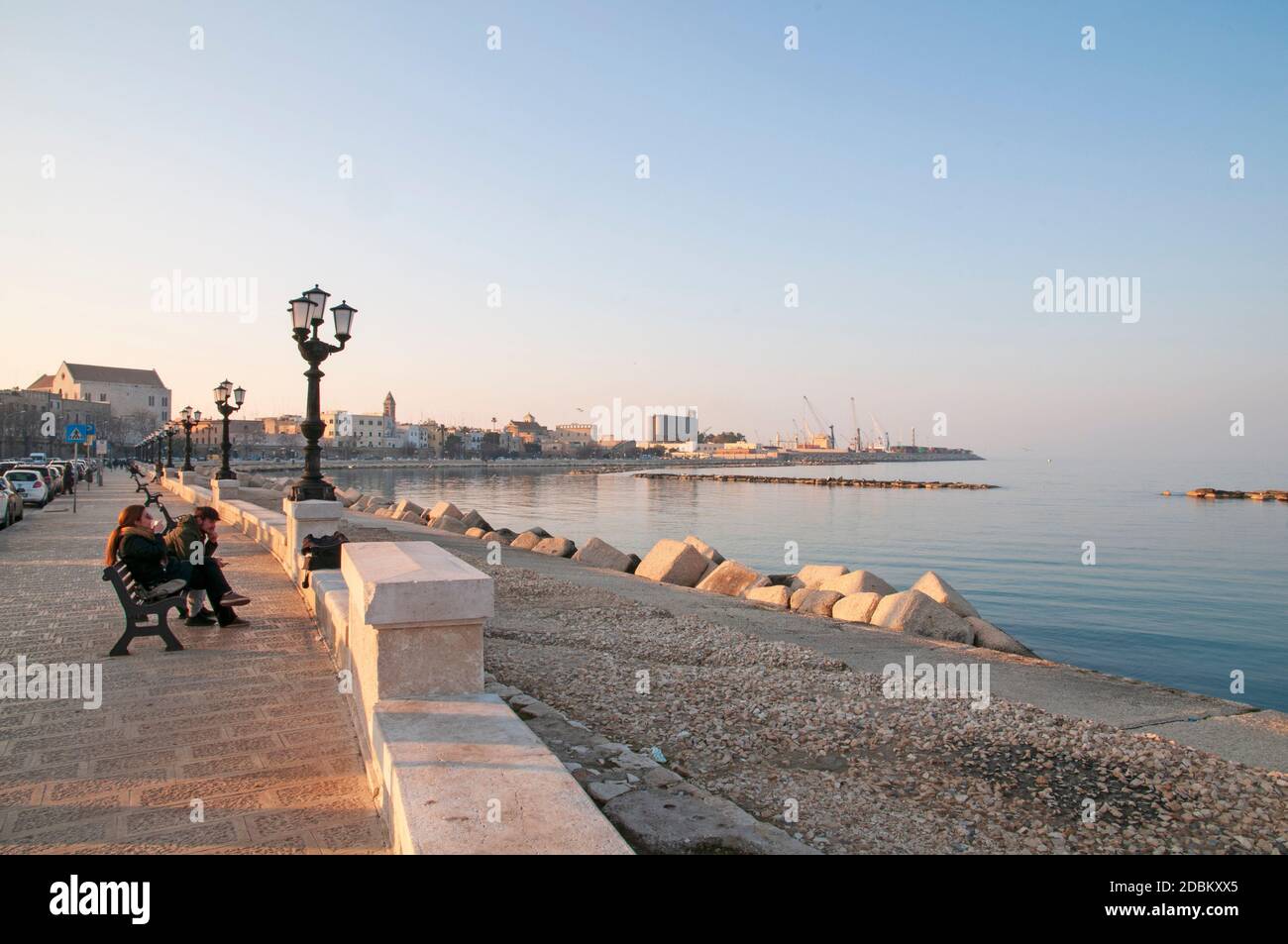 Bari - Italy - seafront - lungomare Stock Photo - Alamy