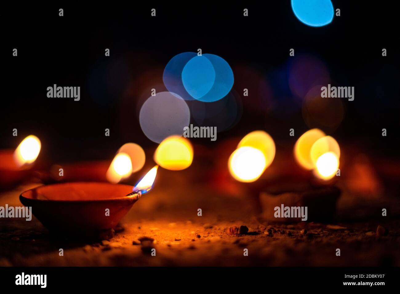 Burning diya hi-res stock photography and images - Alamy