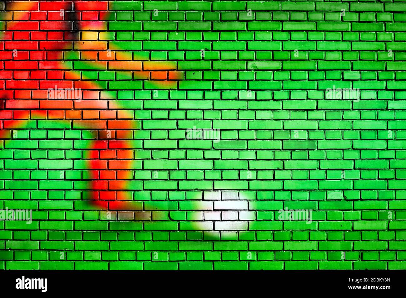 Painted brick wall football hi-res stock photography and images - Alamy