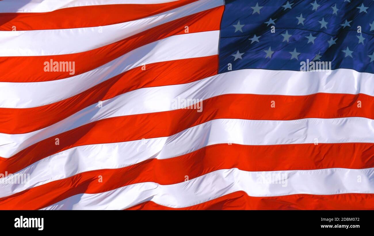 FULL FRAME: USA American flag background texture. American flag ...