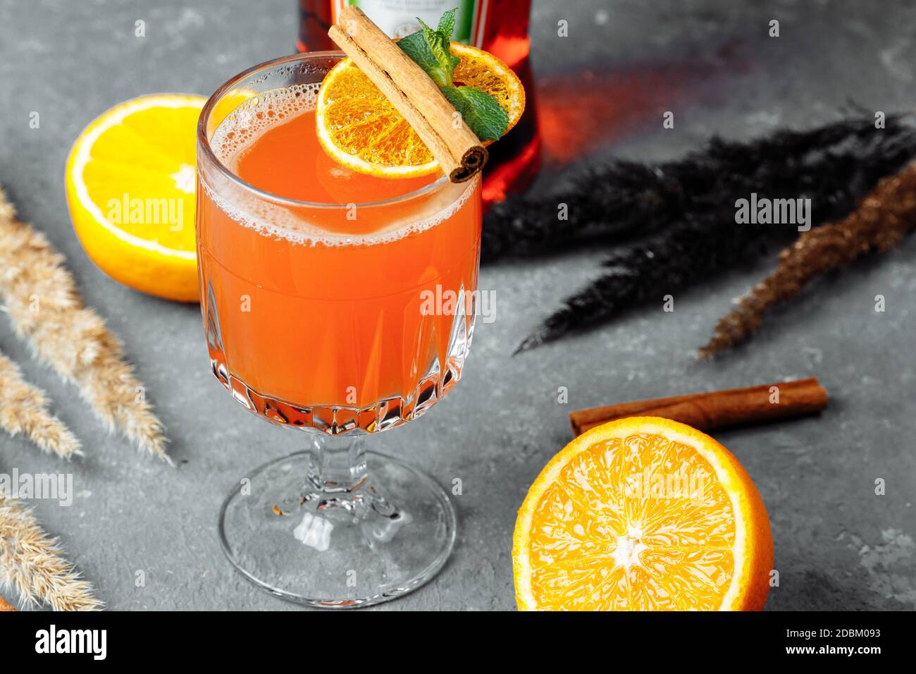 Warming winter cocktail with aperol. Hot aperol. Cocktail For New Years ...