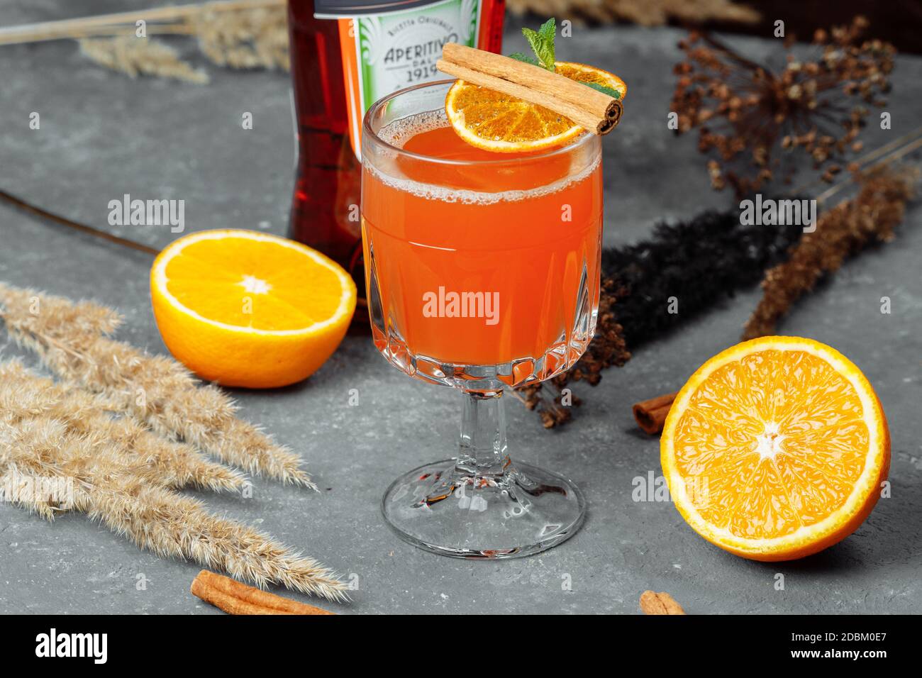 Warming winter cocktail with aperol. Hot aperol. Cocktail For New Years ...