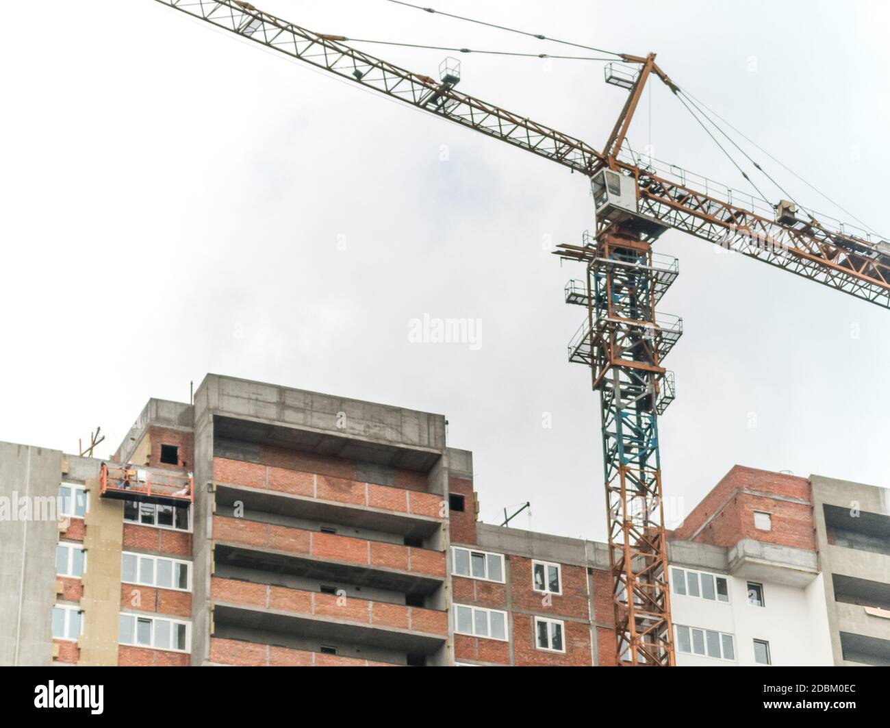 Big construction site A big construction site with cranes Stock Photo ...