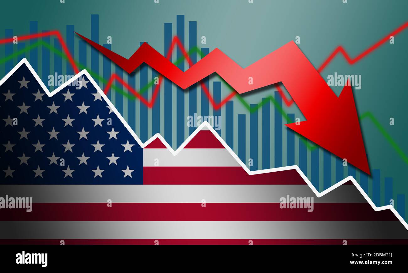 Downfall in company economy hi-res stock photography and images - Alamy