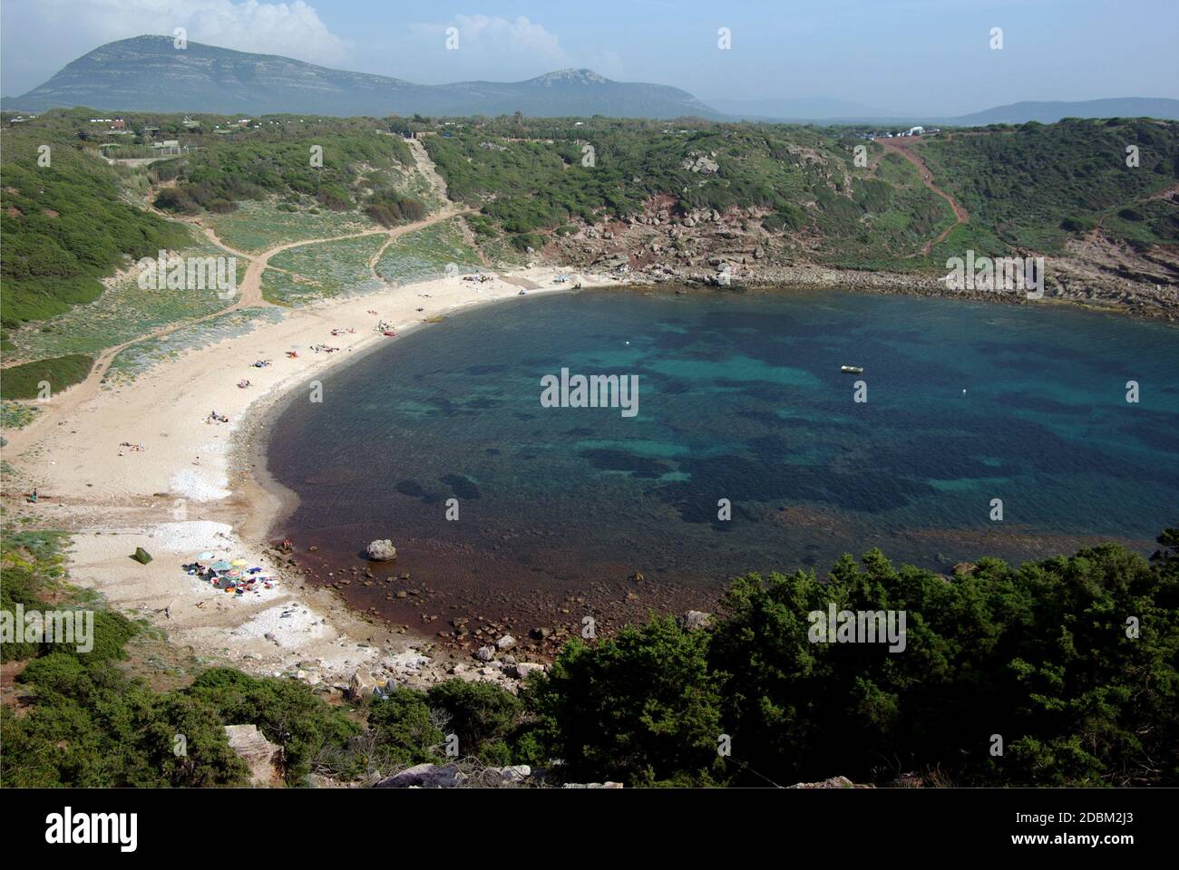 Alghero, Sardinia, Italy. Porticciolo beach Stock Photo - Alamy