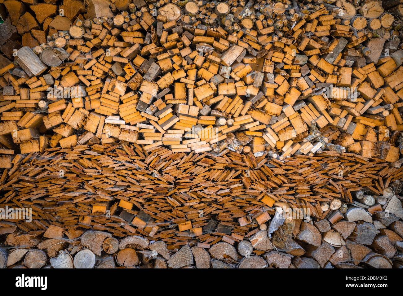 Chopping Wood Stack Stock Photo - Alamy