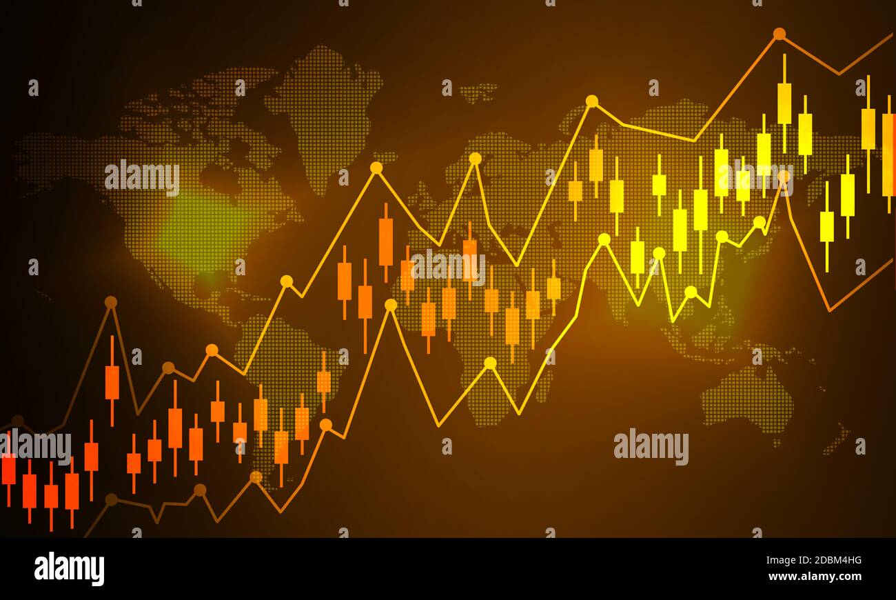 Candlestick chart 3d hi-res stock photography and images - Alamy