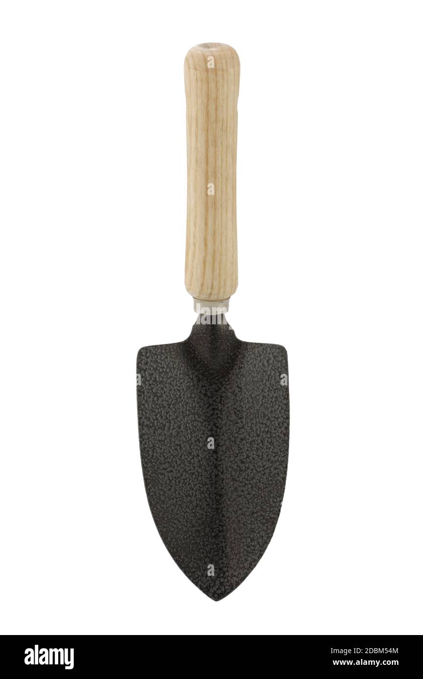 A garden hand trowel isolated on white with clipping path Stock Photo ...
