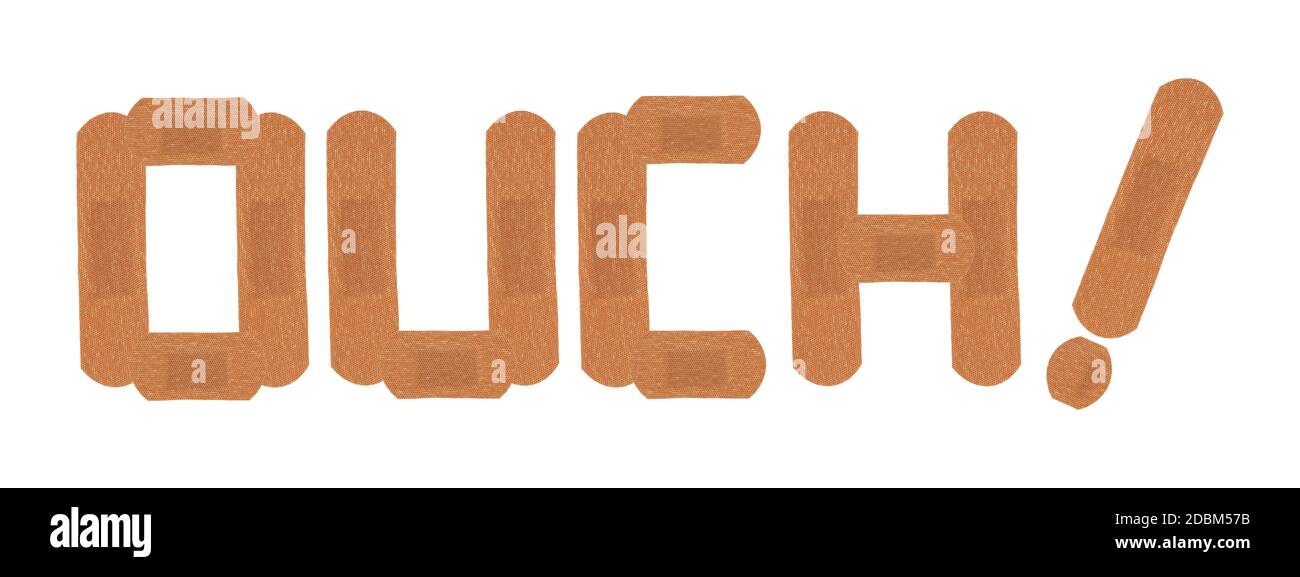 Ouch plaster hi-res stock photography and images - Alamy