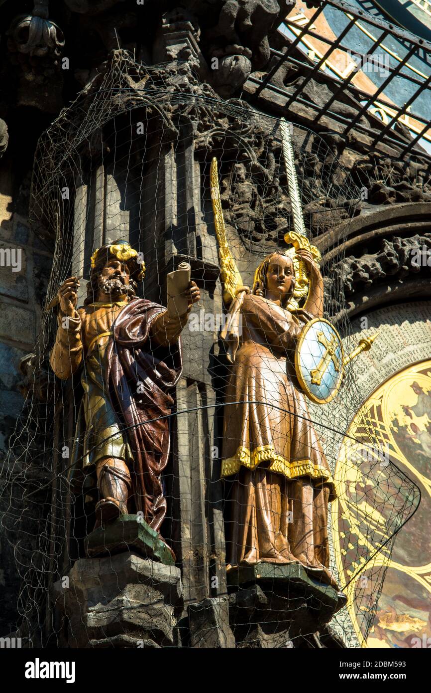 Prague clock animated figures hi-res stock photography and images - Alamy