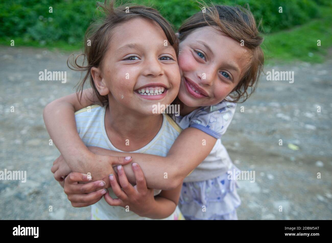 5/16/2018. Lomnicka, Slovakia. Roma community in the heart of Slovakia ...