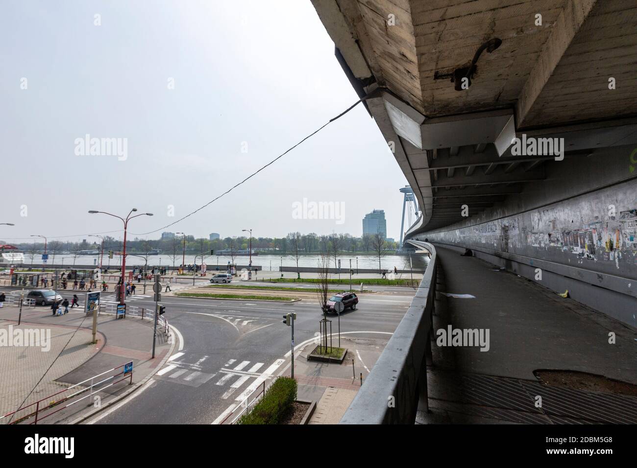 Most SNP bridge, Bratislava, Slovakia Stock Photo - Alamy