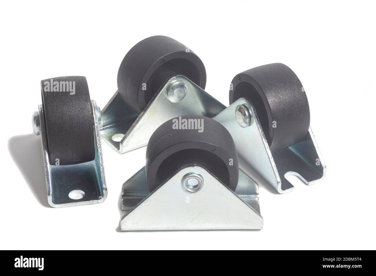 Office Chair Caster Wheels Roller isolated on white background Stock ...