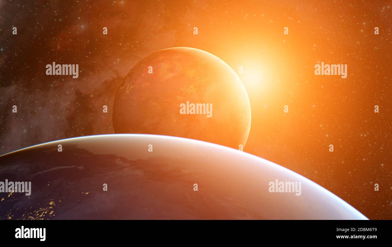 Fiery hot exoplanet high resolution texture, abstract background ...