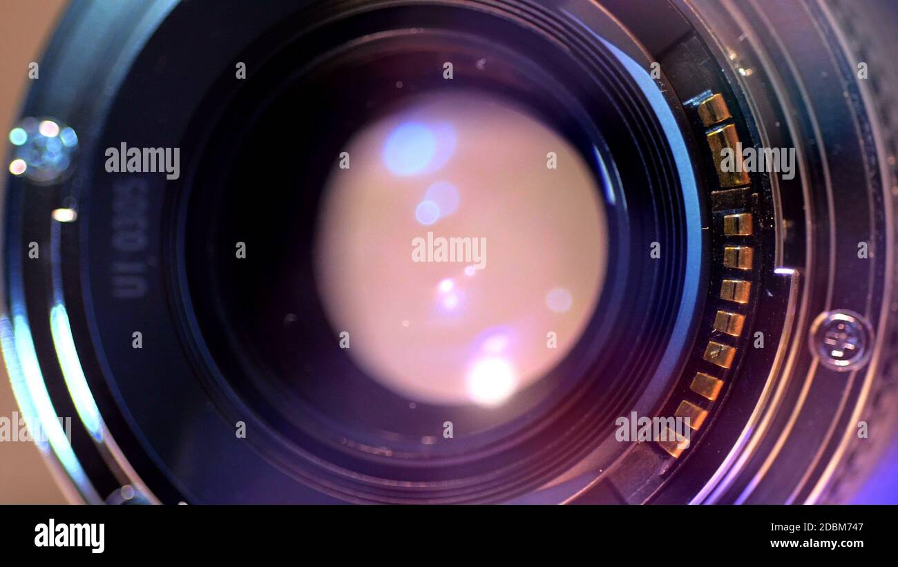 Camera Lens Close Up Stock Photo - Alamy