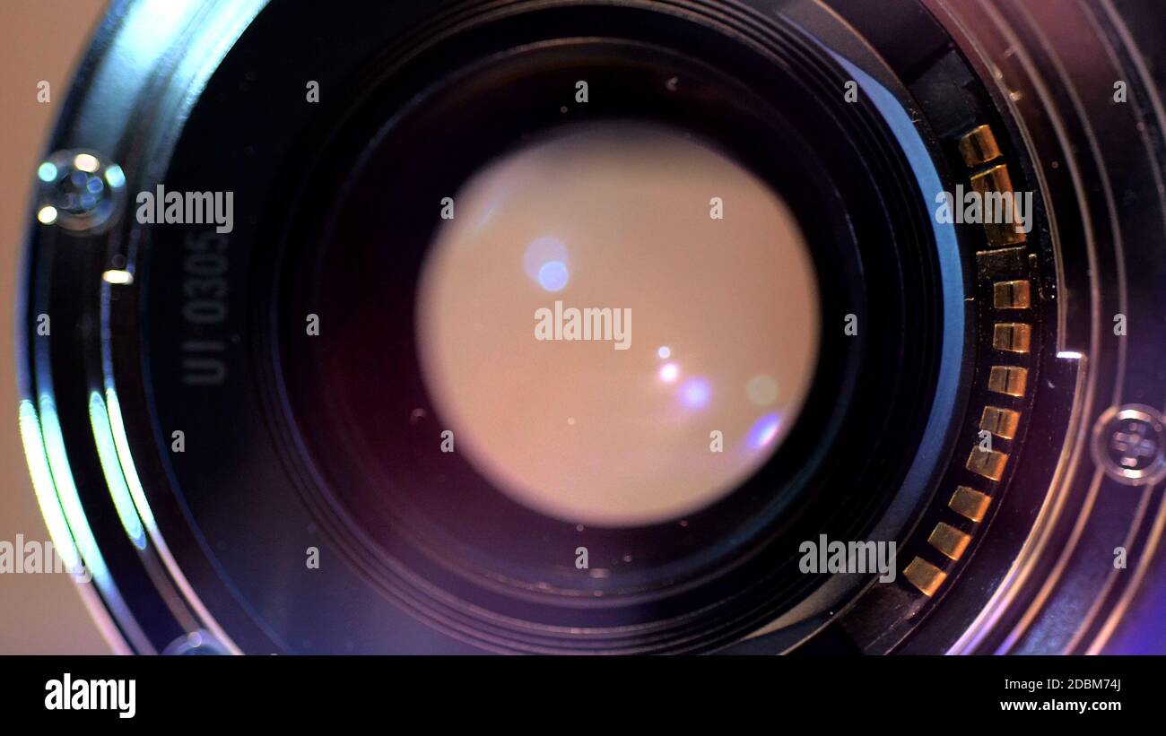 Camera Lens Close Up Stock Photo - Alamy