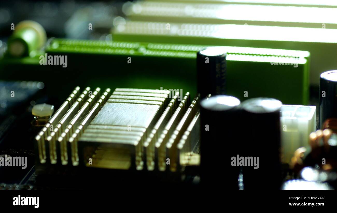 Mainboard Close Up Stock Photo - Alamy