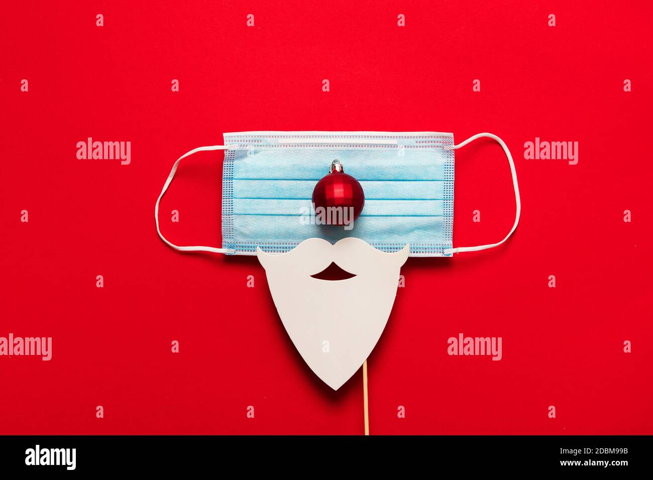 Father Christmas Face High Resolution Stock Photography and Images - Alamy