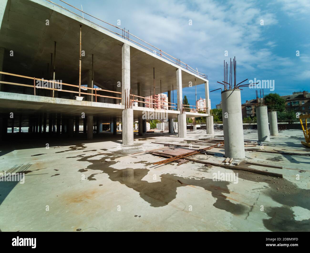 Design of reinforcement cage of reinforcement for concrete frame house ...