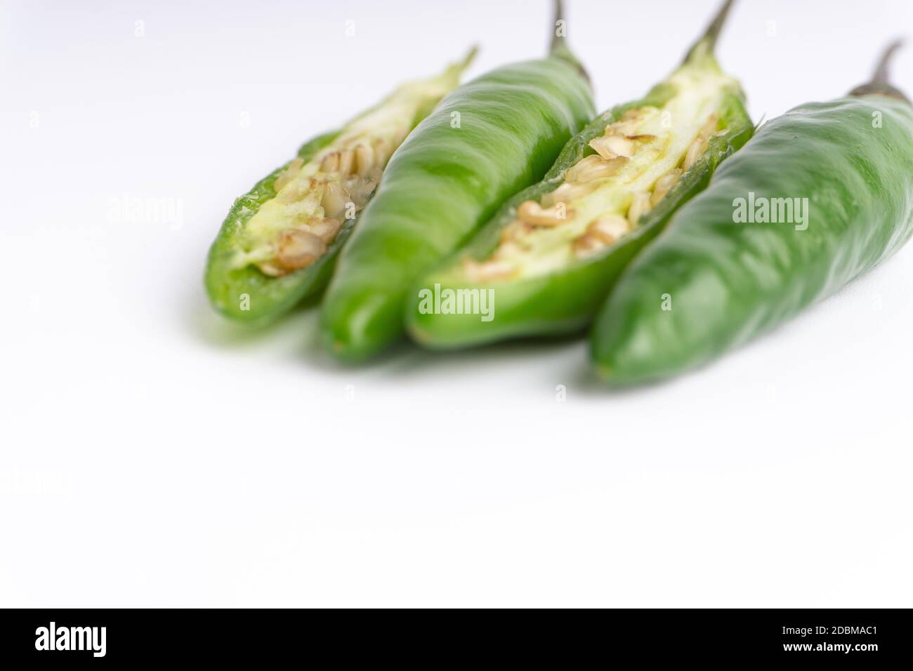 Green BirdÕs eye chili,Thai Chili pepper ,bird chili pepper nature ...