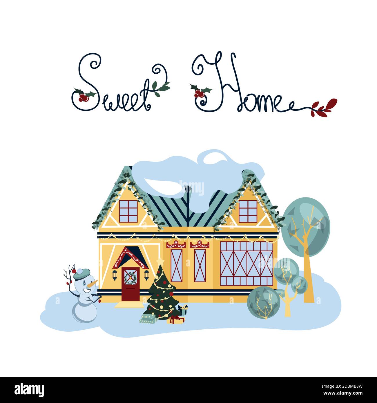 House snow exterior Cut Out Stock Images & Pictures - Alamy