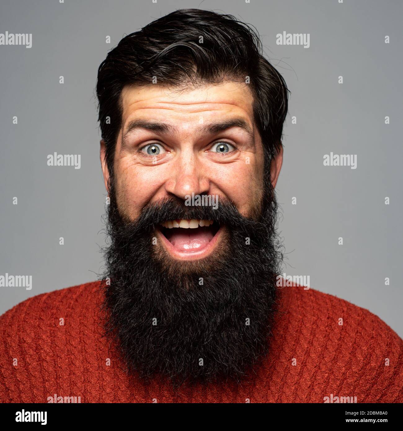 Happy man smile. Handsome smiling young guy. Funny face. Positive human ...