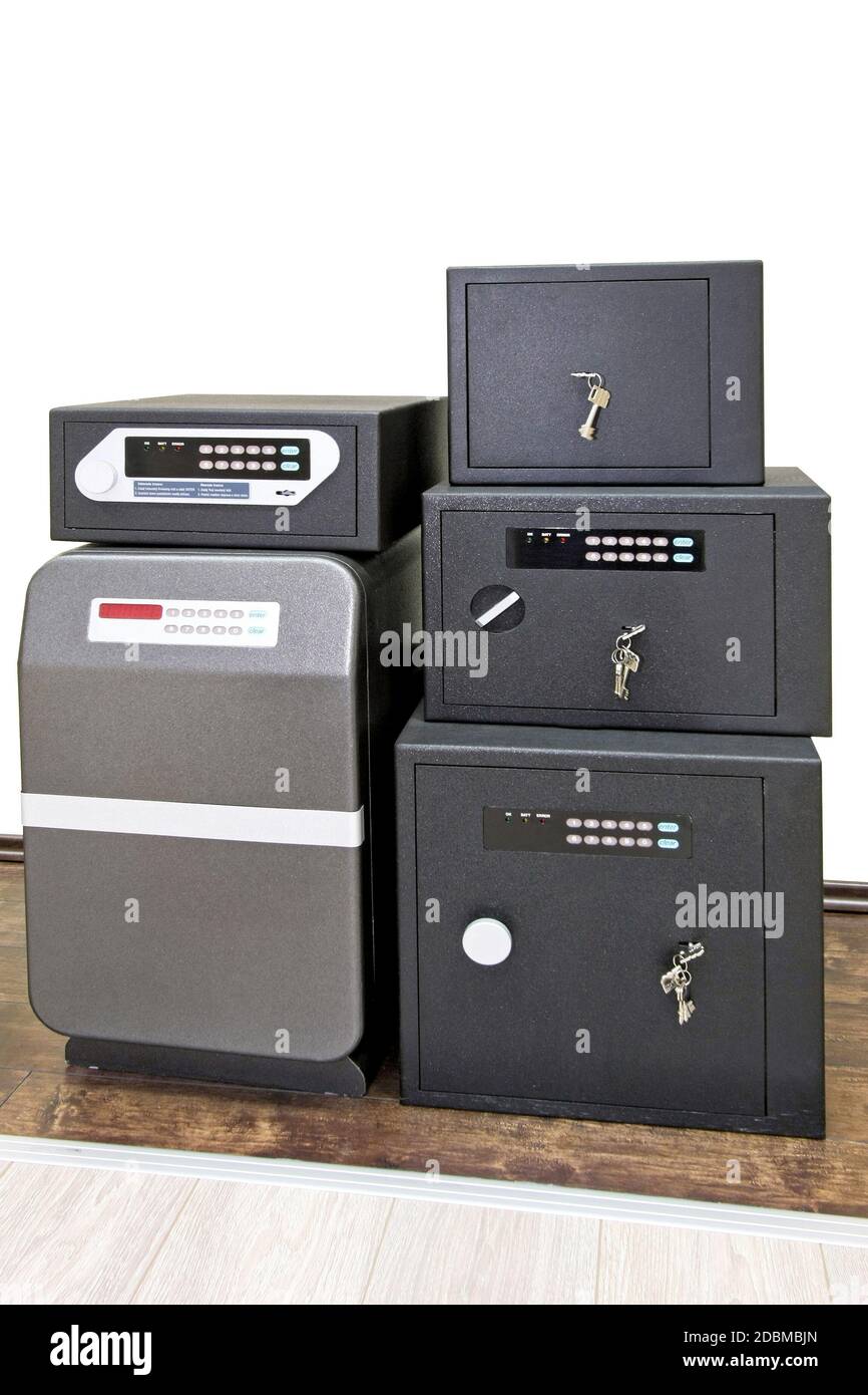 Close up safe deposit boxes hi-res stock photography and images - Alamy