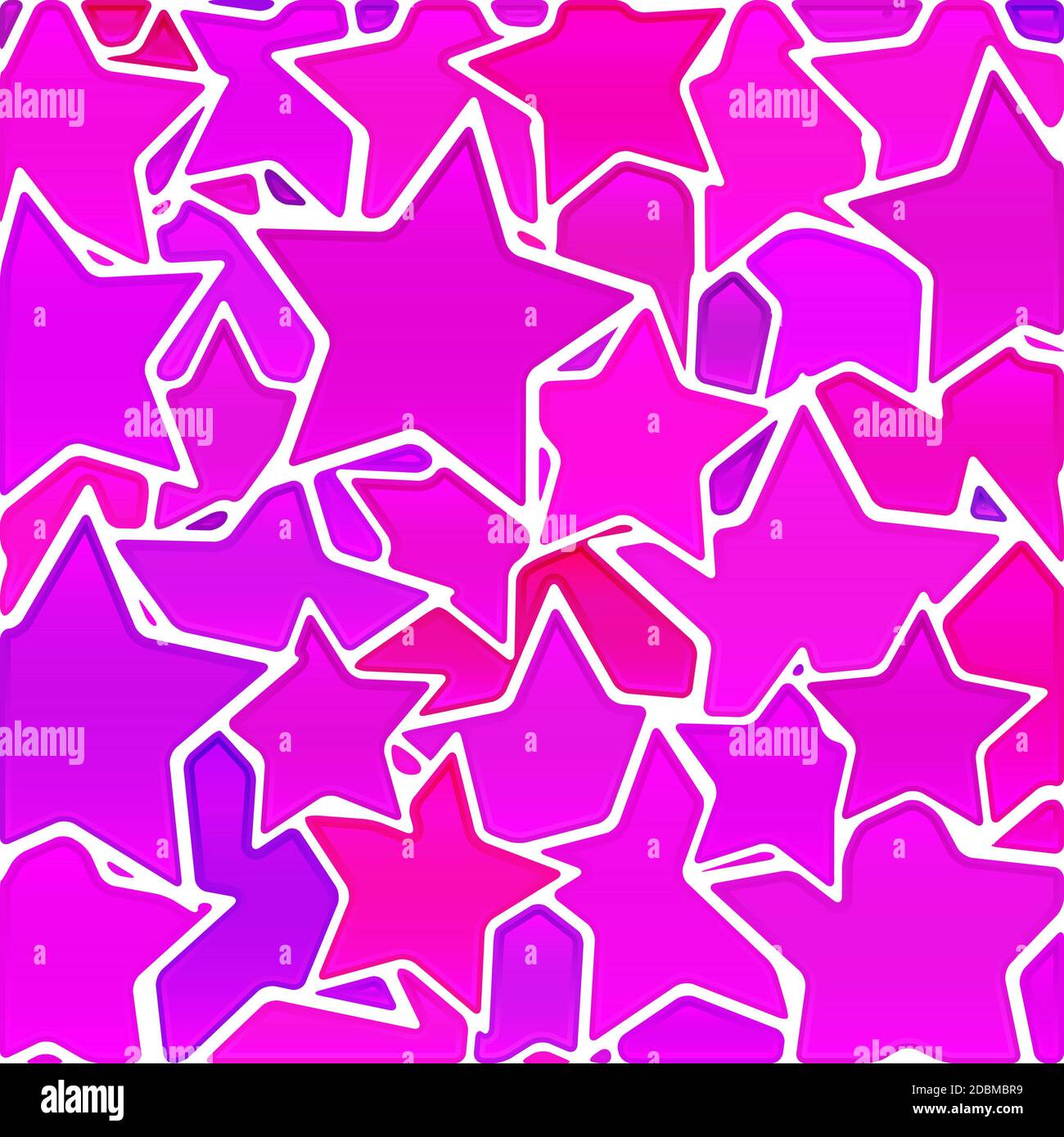 abstract stained-glass mosaic background - magenta stars Stock Photo ...