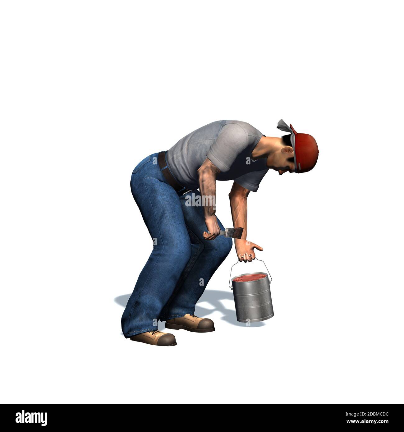 Throwing Paint Bucket