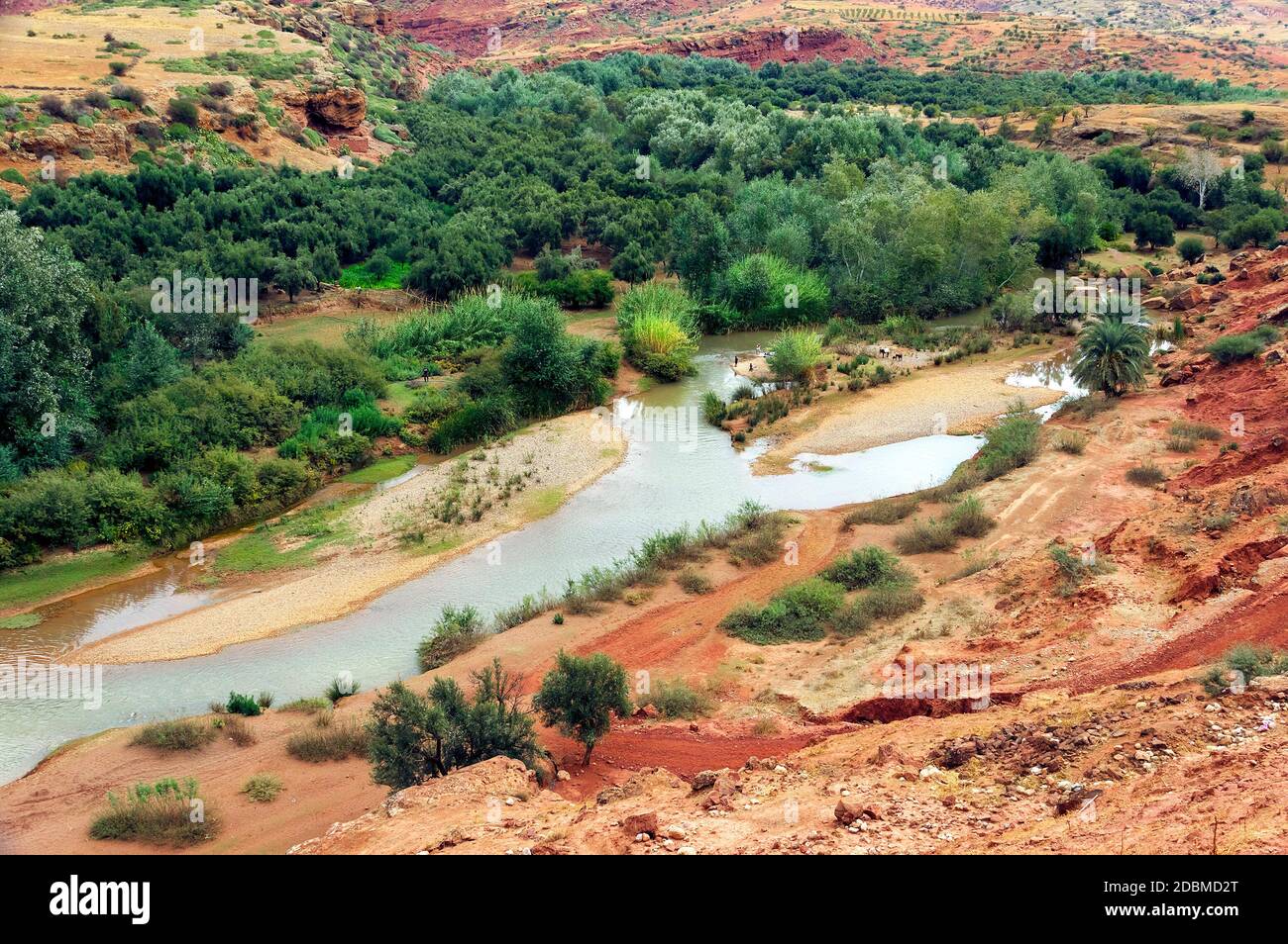 Alpine landscape in Atlas Mountains, Morocco, Africa Stock Photo - Alamy
