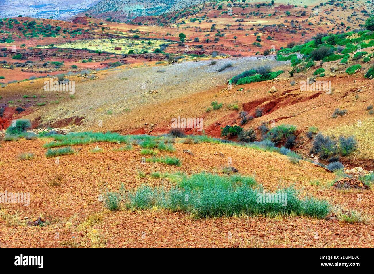Alpine landscape in Atlas Mountains, Morocco, Africa Stock Photo - Alamy