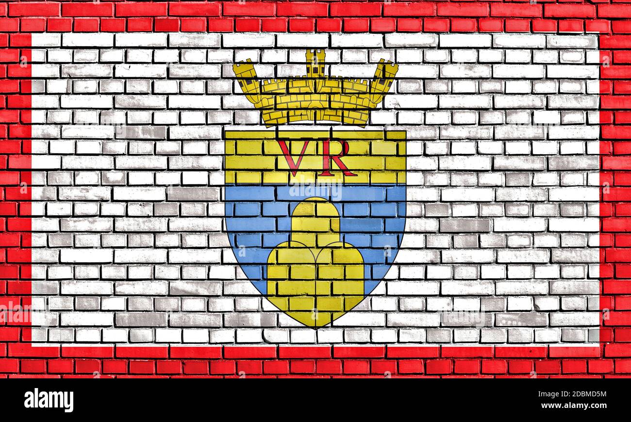 flag of Victoria painted on brick wall Stock Photo - Alamy
