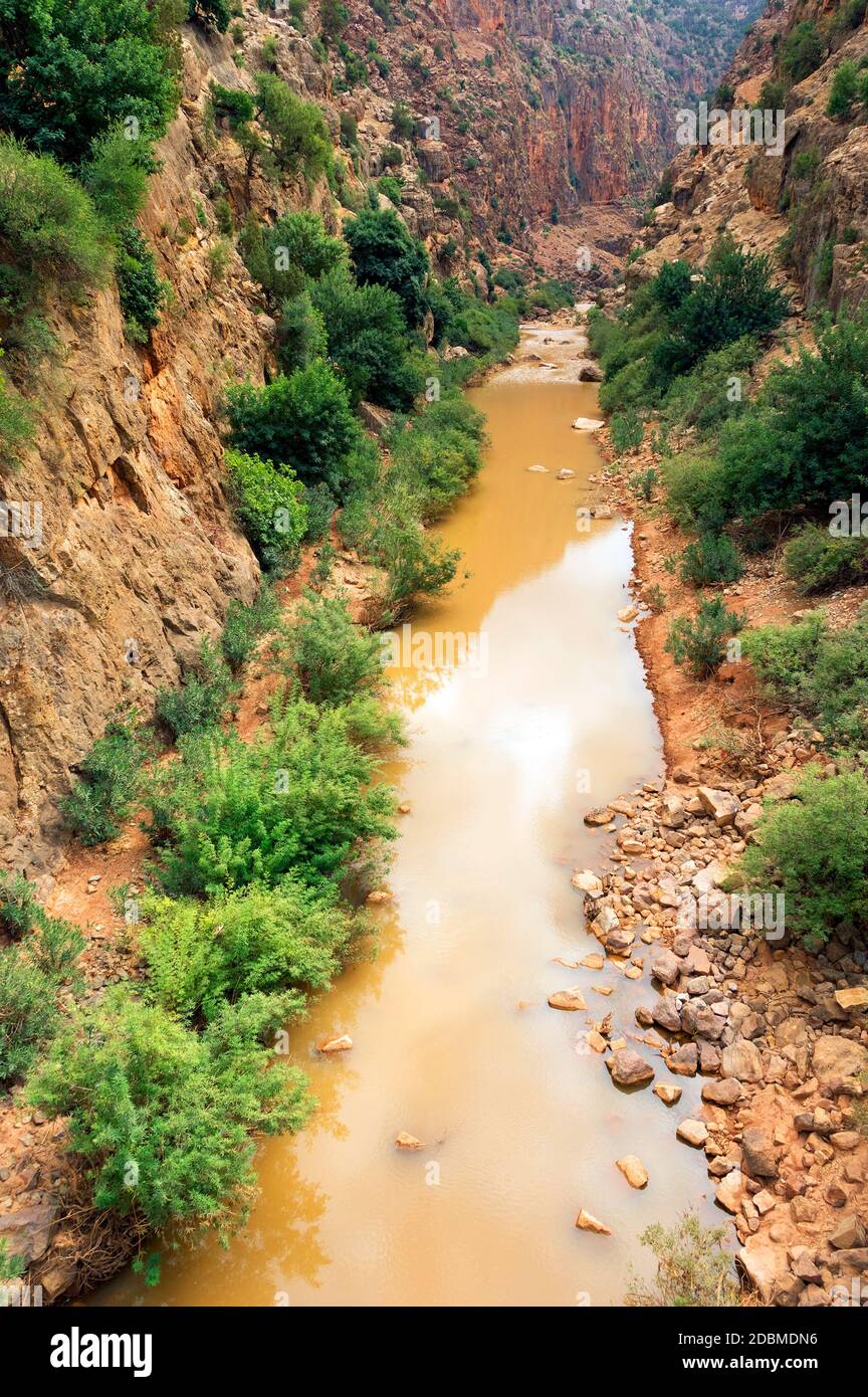 Alpine landscape in Atlas Mountains, Morocco, Africa Stock Photo - Alamy
