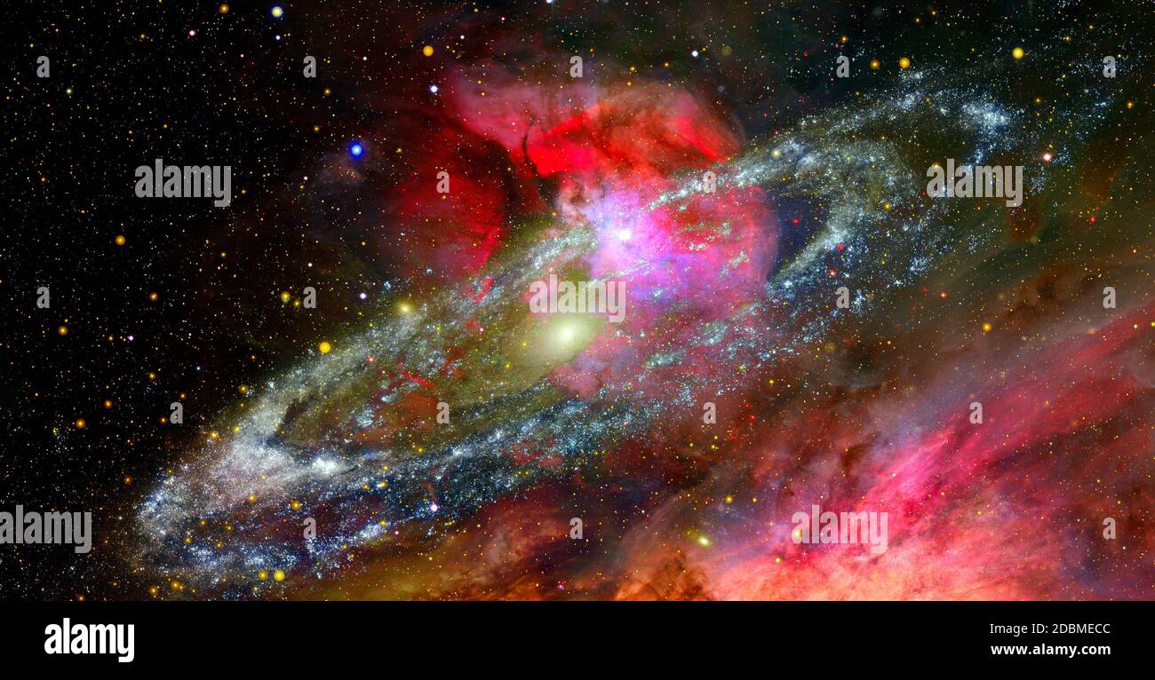 Spirals and supernovae. Elements of this image furnished by NASA Stock ...