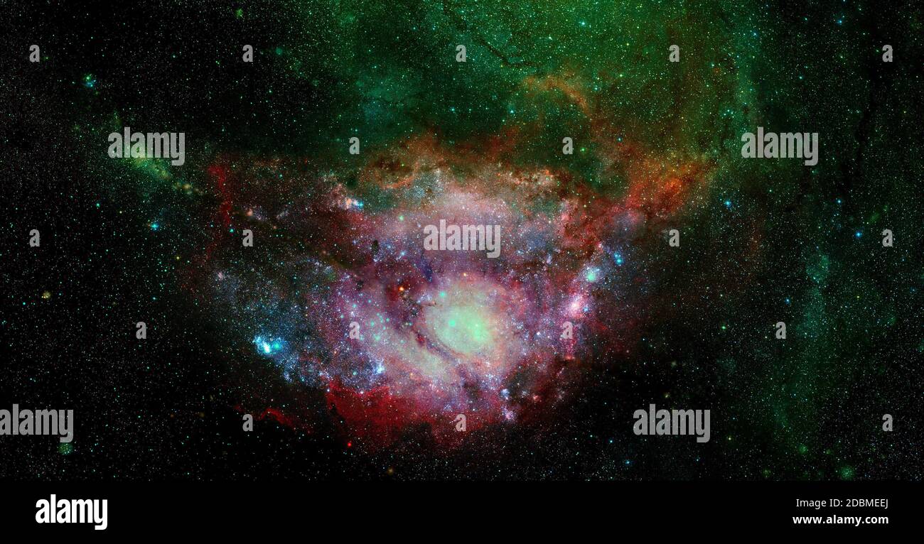 Galactic background. Elements of this image furnished by NASA Stock ...