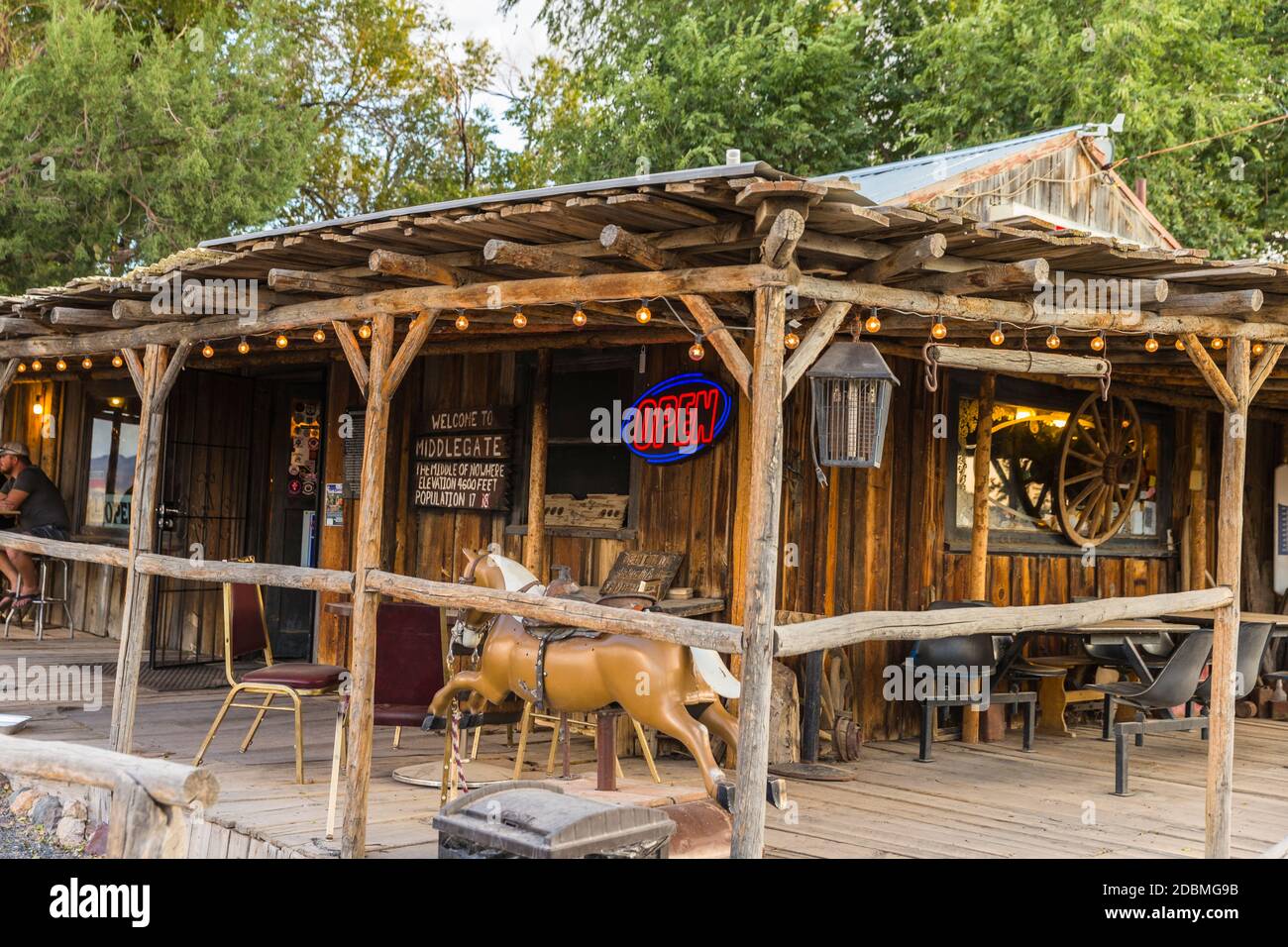 Restaurant in Middlegate Station, along "The Loneliest Road in America ...