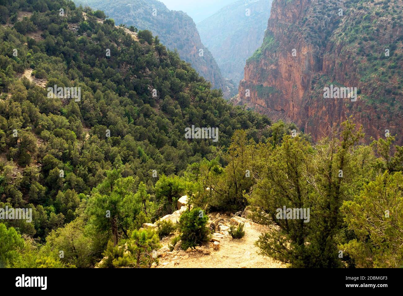 Alpine landscape in Atlas Mountains, Morocco, Africa Stock Photo - Alamy