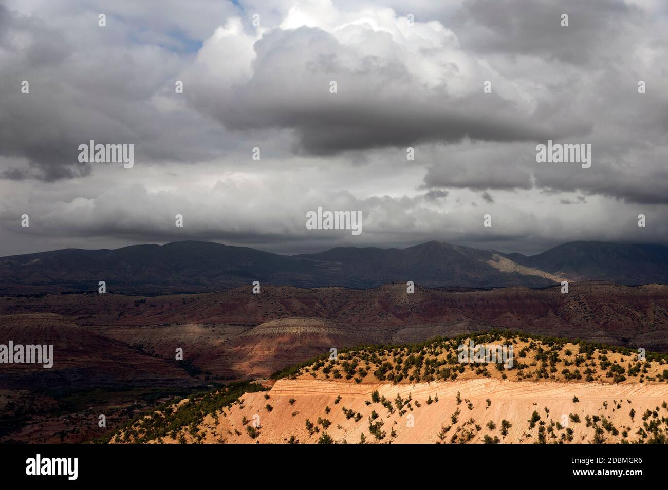 Alpine landscape in Atlas Mountains, Morocco, Africa Stock Photo - Alamy