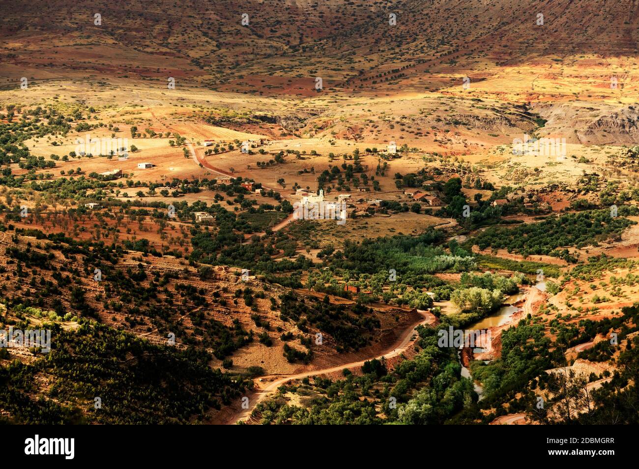 Alpine landscape in Atlas Mountains, Morocco, Africa Stock Photo - Alamy
