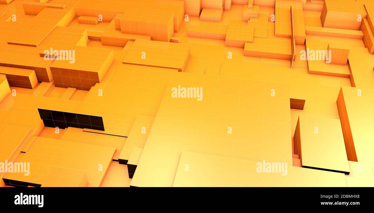 Creative Abstract Background with Reflective Block as Art Stock Photo ...