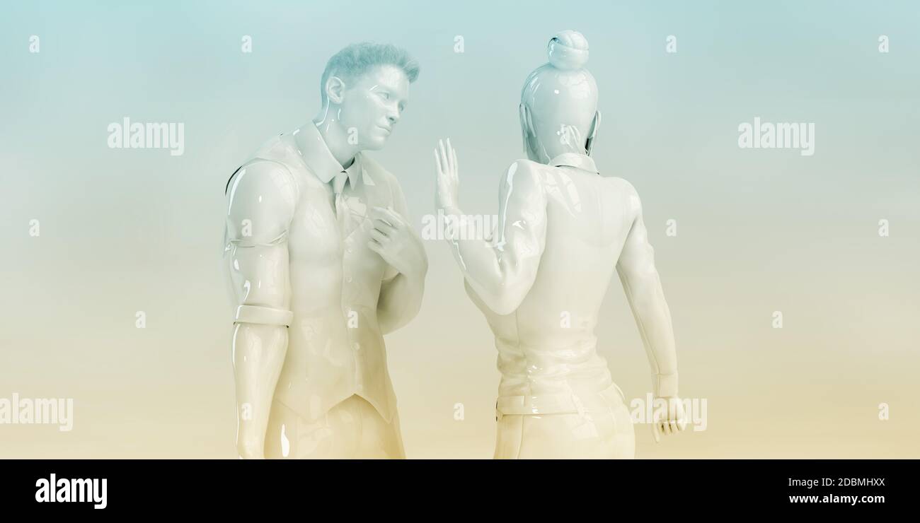 Office Argument Between Business People Shouting Angrily Stock Photo ...