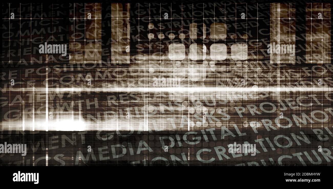 Business Process Improvement as a Art Abstract Stock Photo - Alamy