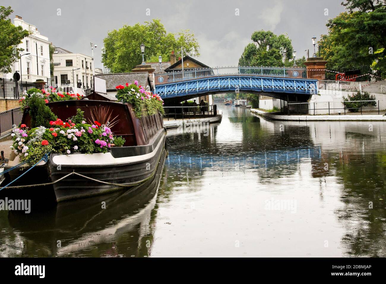 Blue water narrow channel hi-res stock photography and images - Alamy