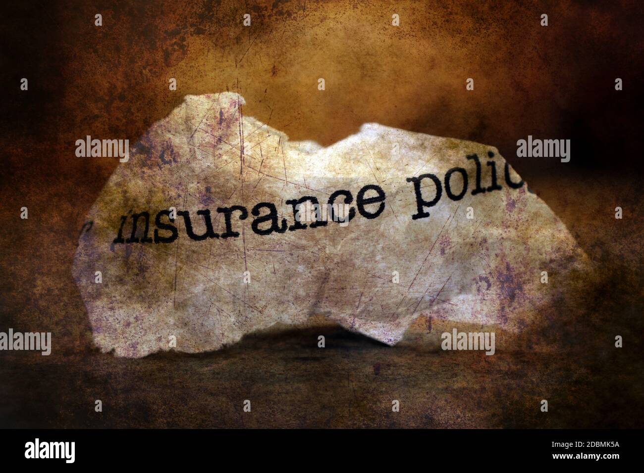 Insurance policy trash concept Stock Photo - Alamy